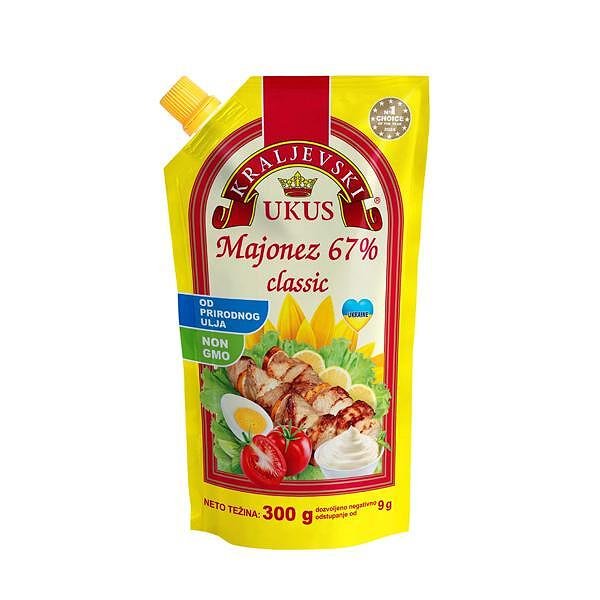 Majonez 67% 300g doypack sa cepom 300g Kraljevski ukus